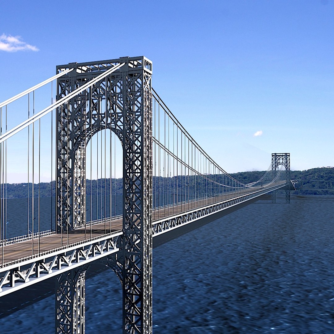 George Washington Bridge 3d Model