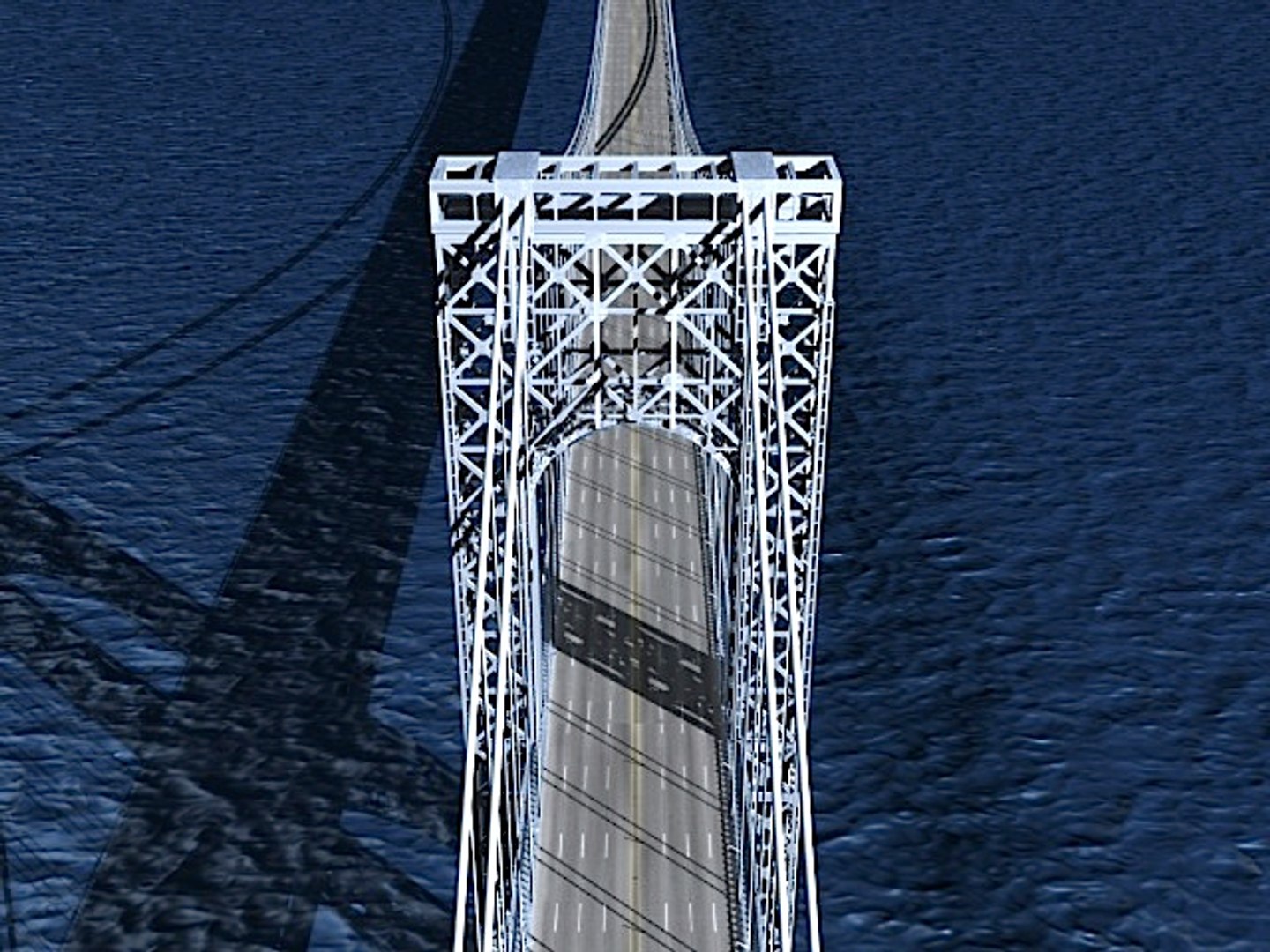 George Washington Bridge 3d Model