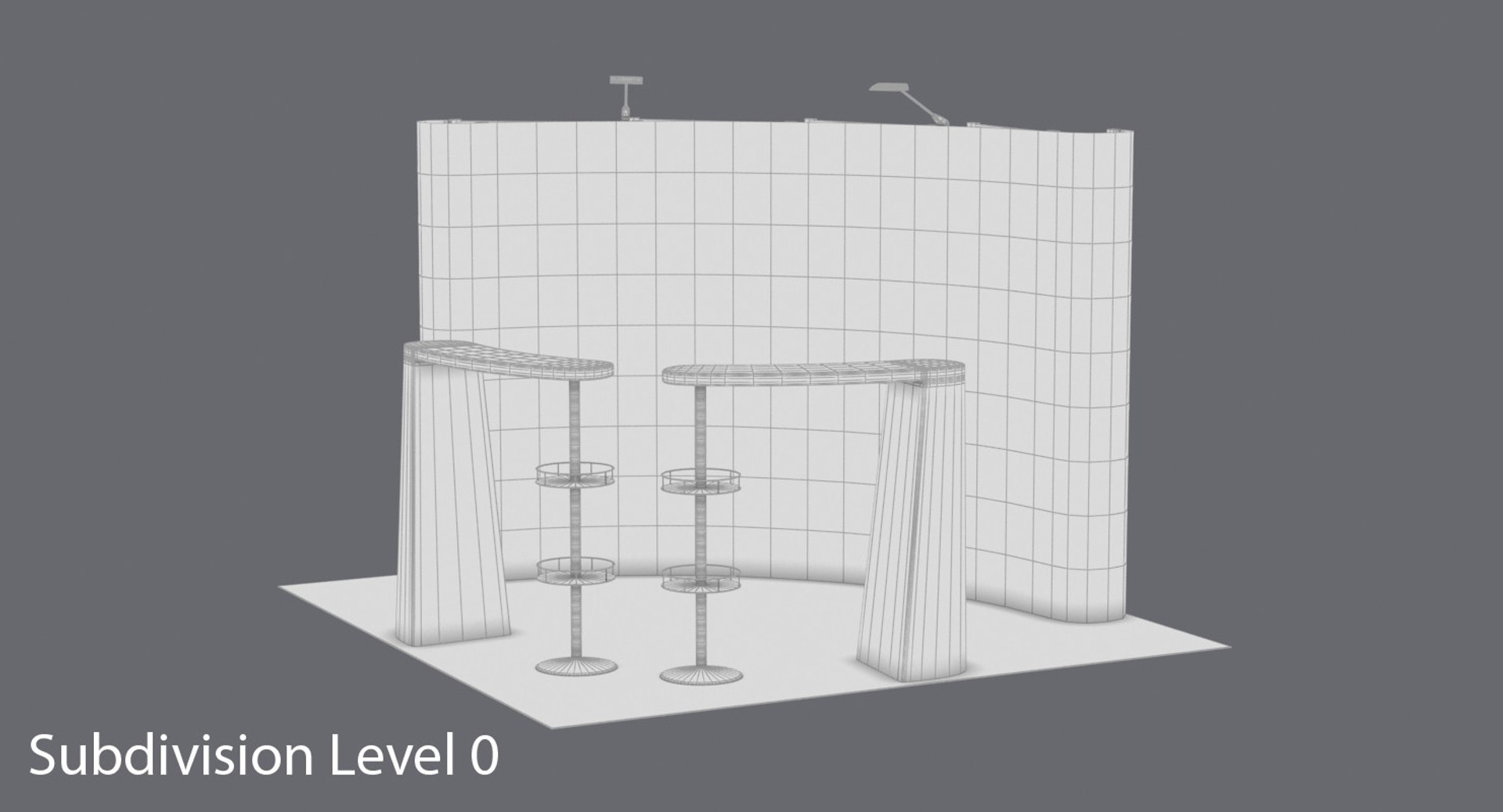 Booth-and-backdrop-02 Model - TurboSquid 1185569