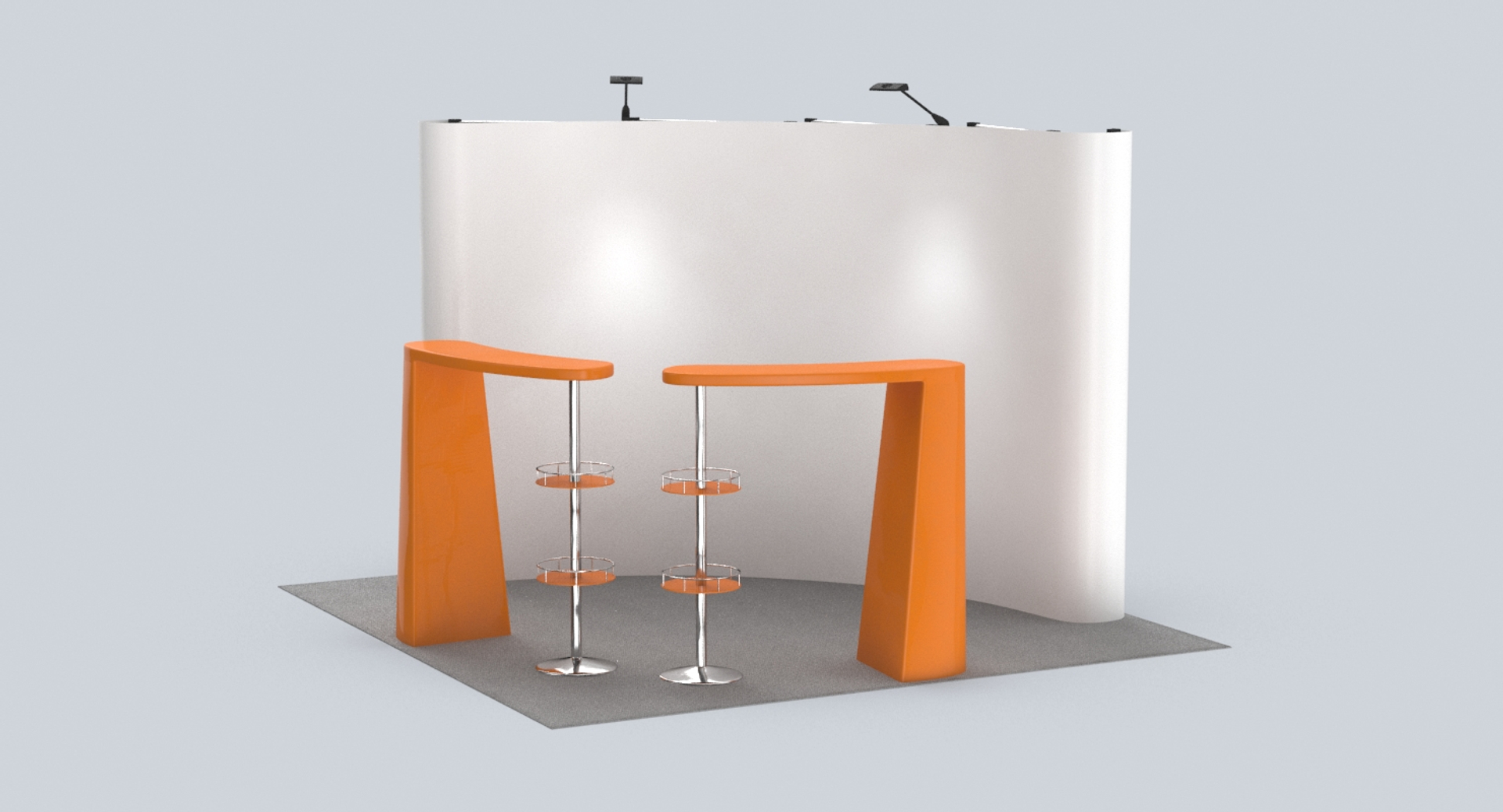 Booth-and-backdrop-02 Model - TurboSquid 1185569