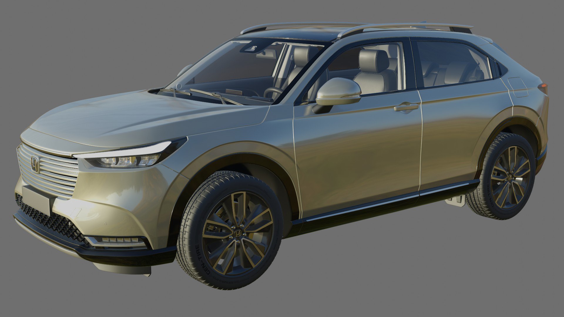 3D Model Honda HR-V Vezel XR-V 2022 With Interior - TurboSquid 2190652