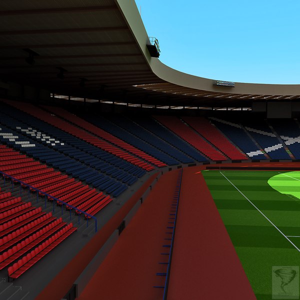 3d model hampden park stadium