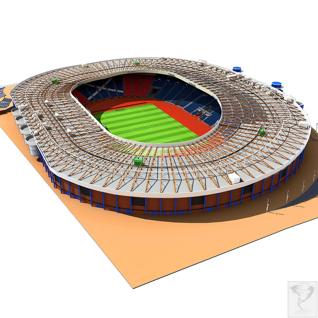 3d model hampden park stadium