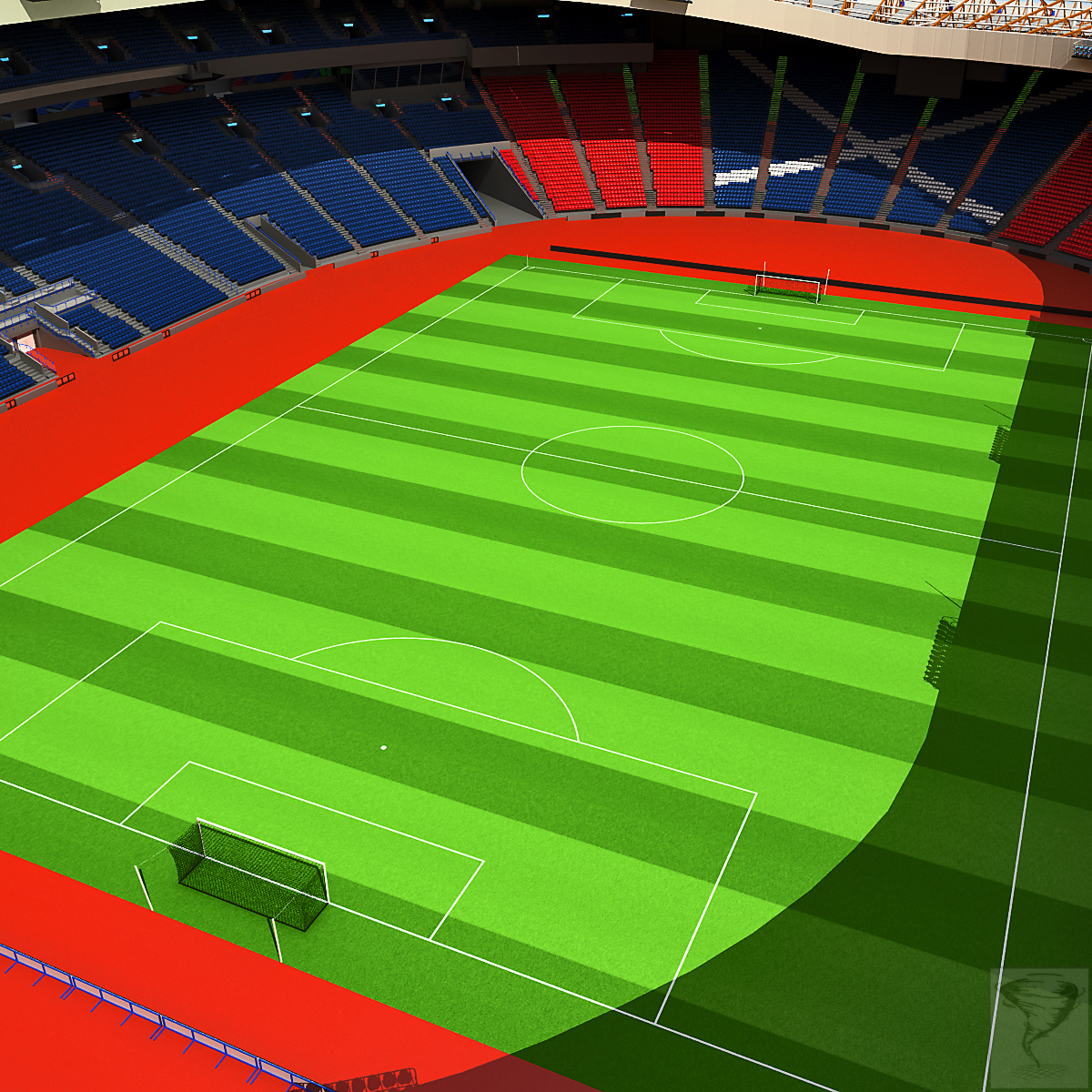 3d model hampden park stadium
