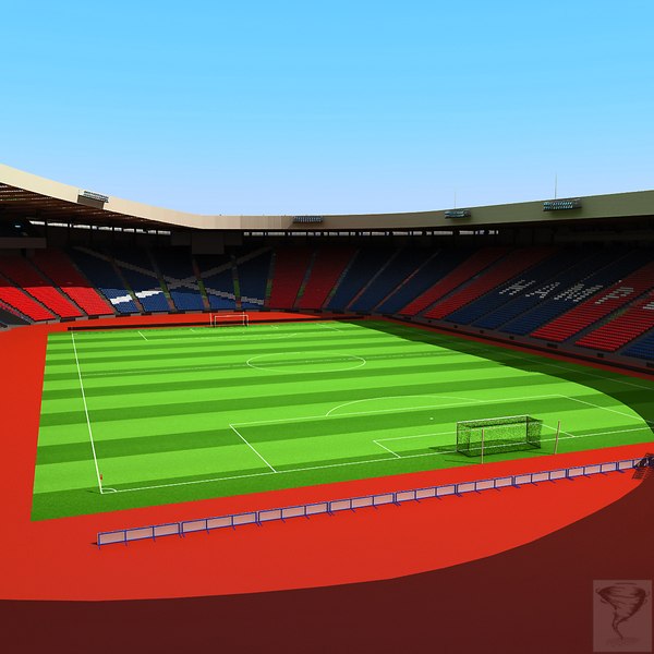 3d model hampden park stadium