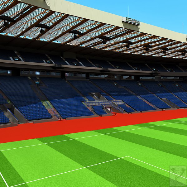 3d model hampden park stadium