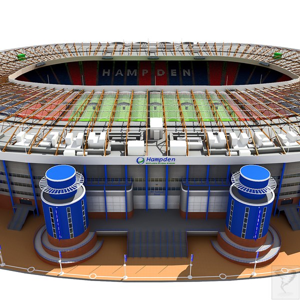 3d model hampden park stadium