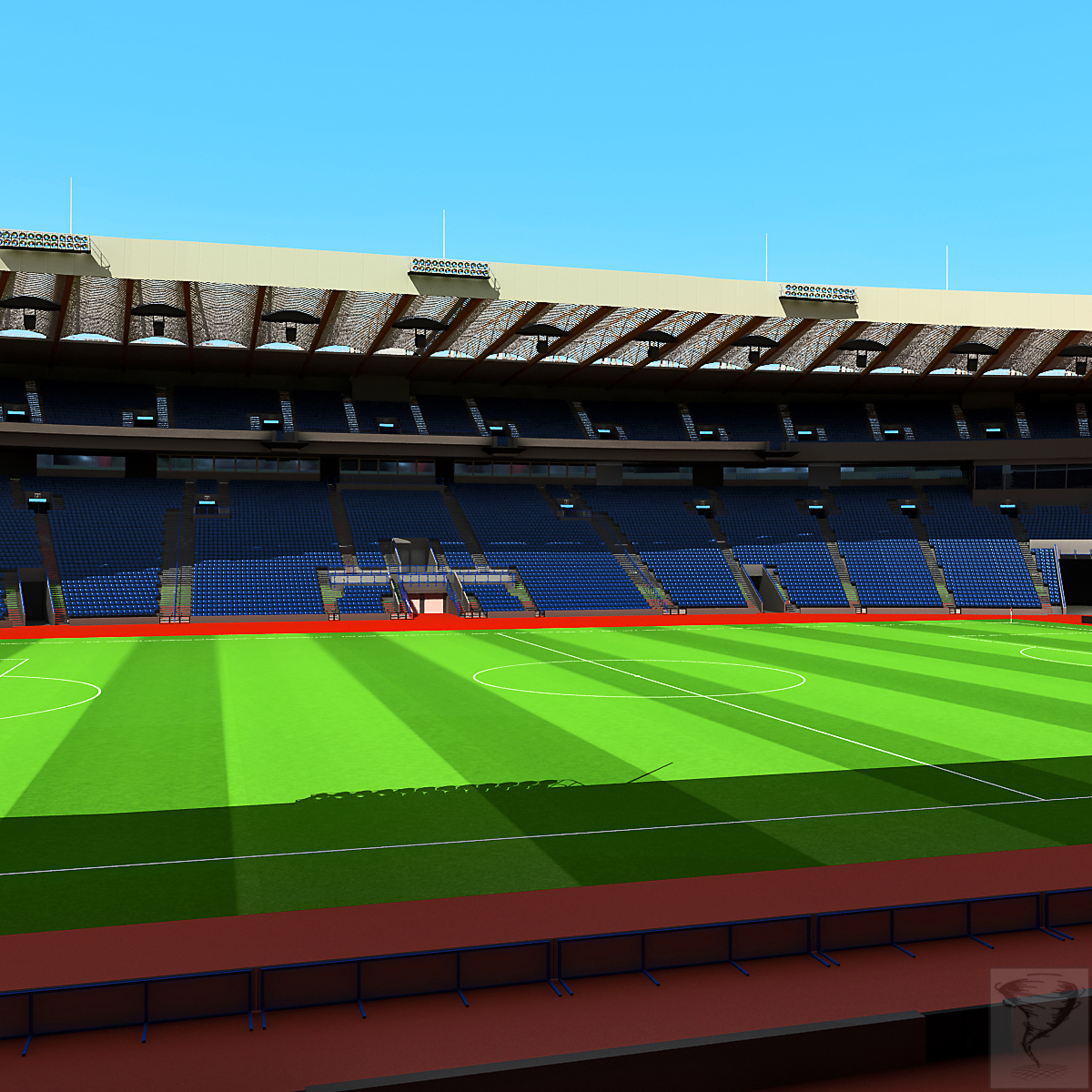 3d model hampden park stadium