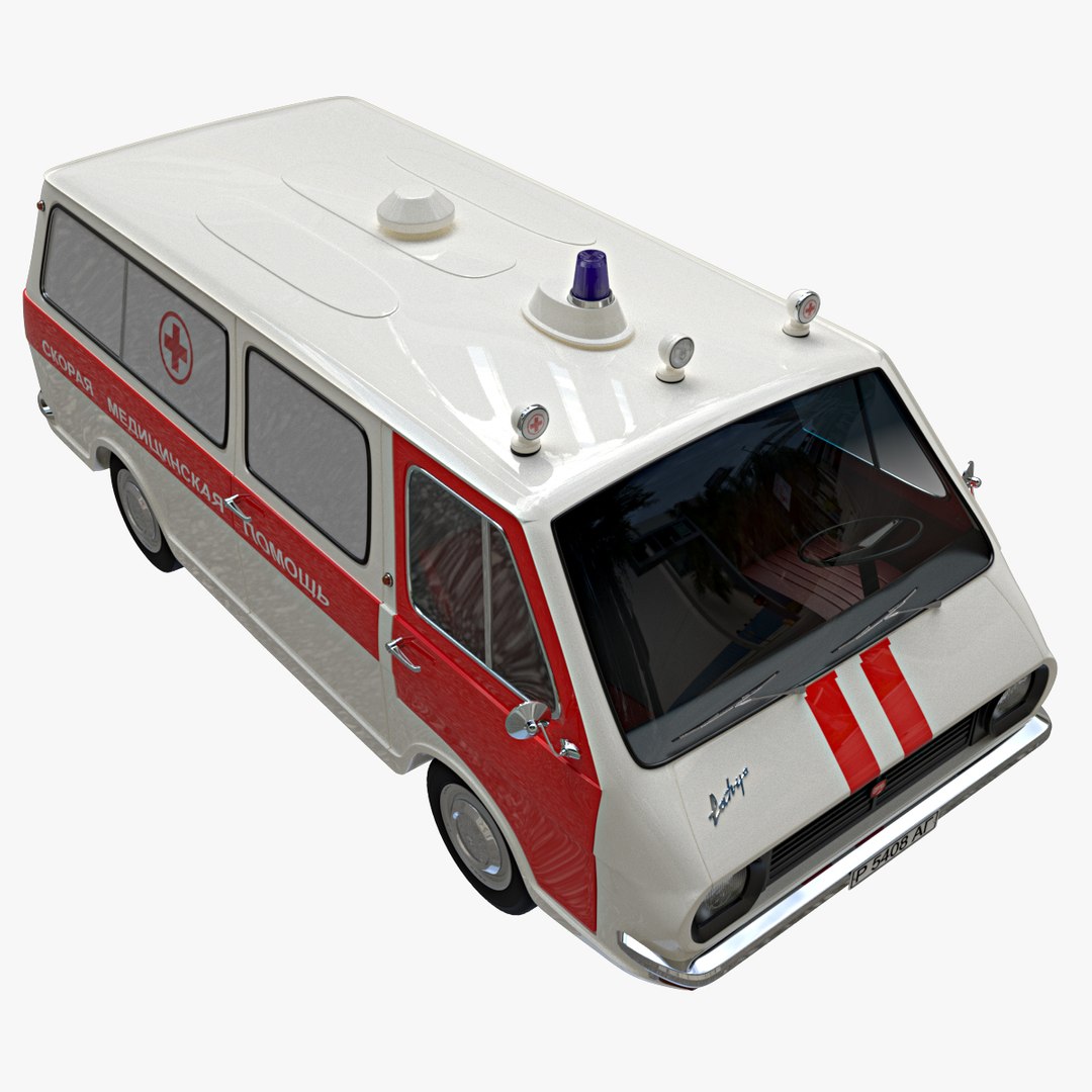 3D Raf Ambulance Model - TurboSquid 1232533