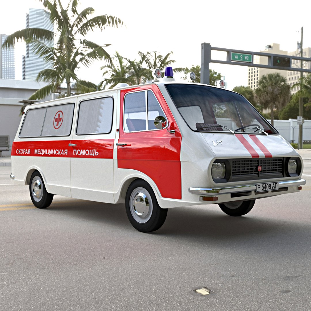 3D Raf Ambulance Model - TurboSquid 1232533