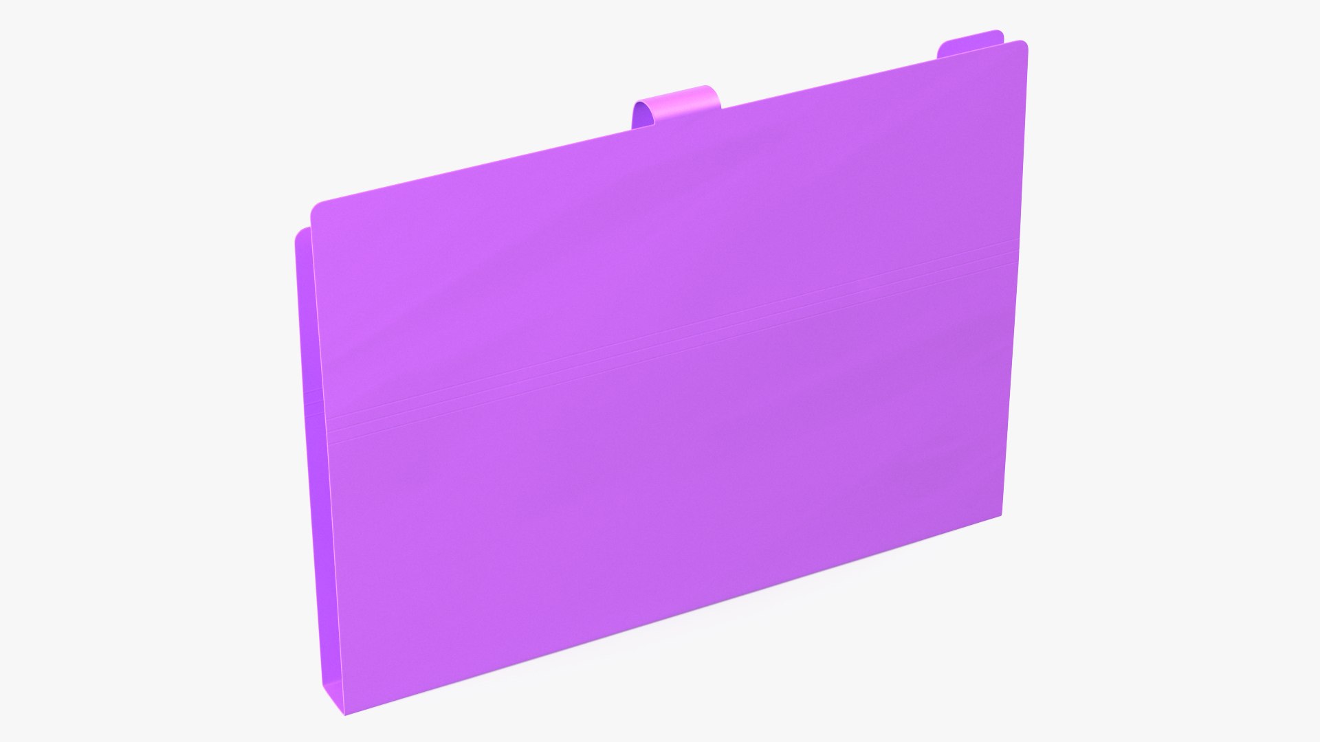 3D Model Plastic Folder Empty Closed - TurboSquid 1807001
