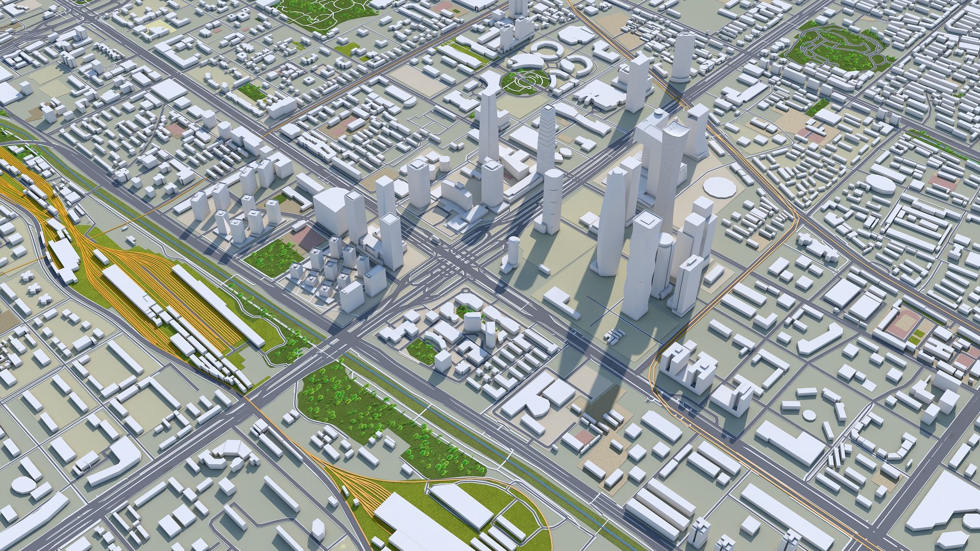 3D Central Business District Beijing - TurboSquid 1988188