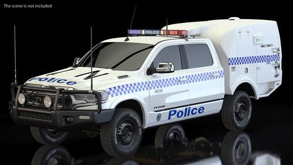 Police paddy wagon simple 3D model - TurboSquid 1641668