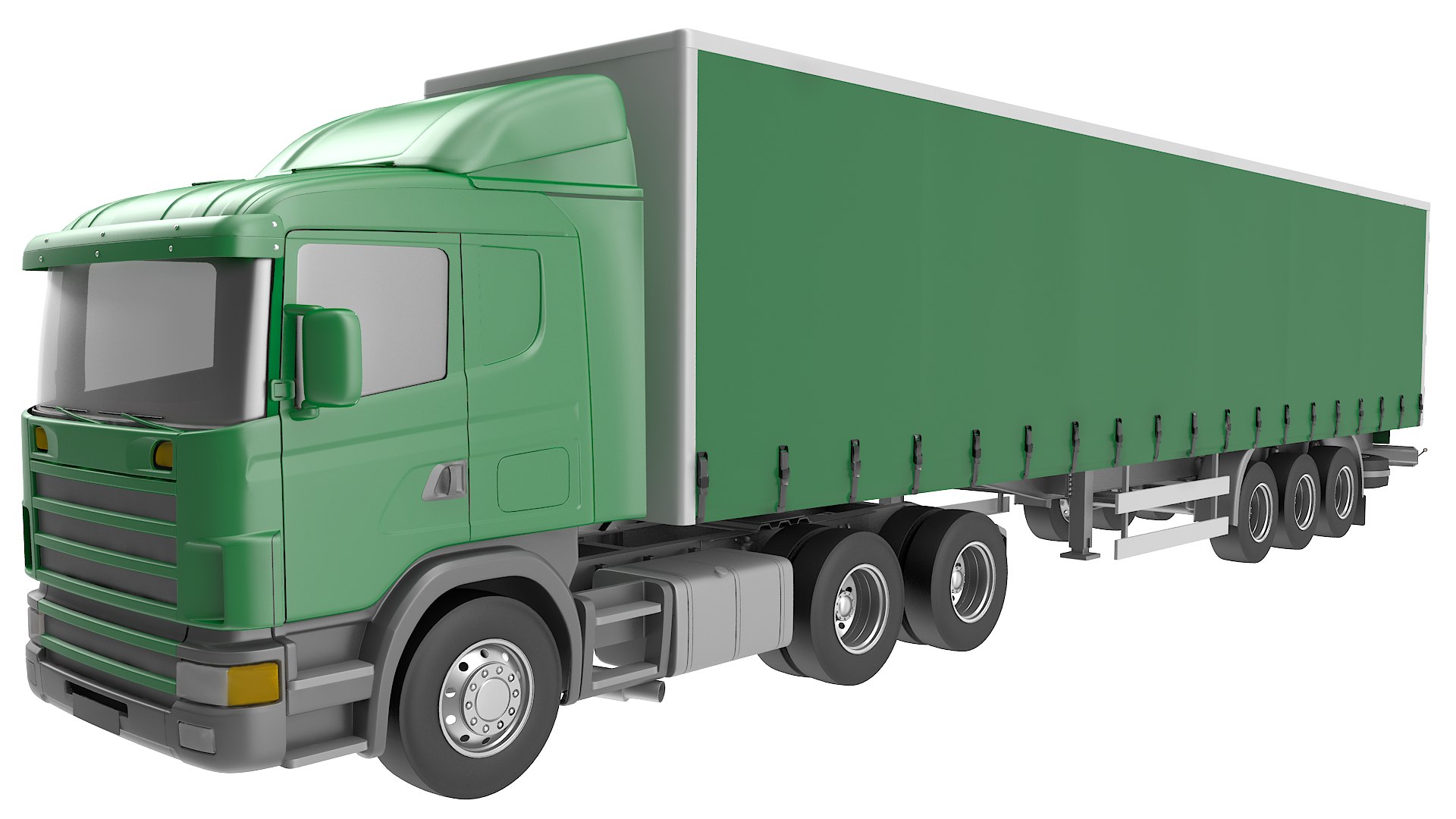 3D Model Truck Trailer - TurboSquid 1458338
