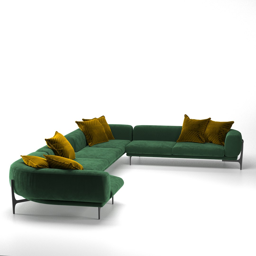 Oblo sofa, Natuzzi Italia 3D model - TurboSquid 1721951
