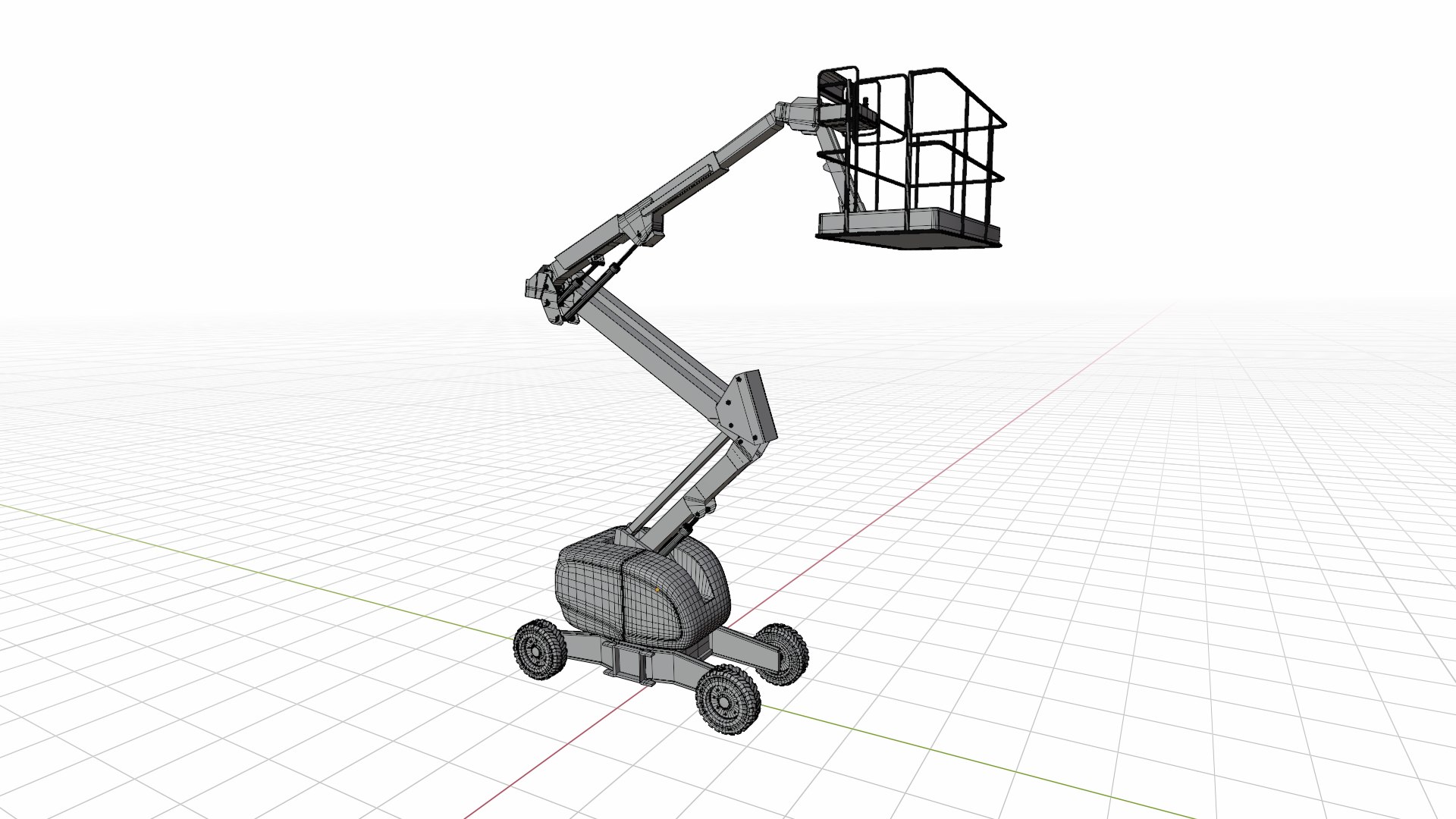 3D MEWP Model - TurboSquid 2278140