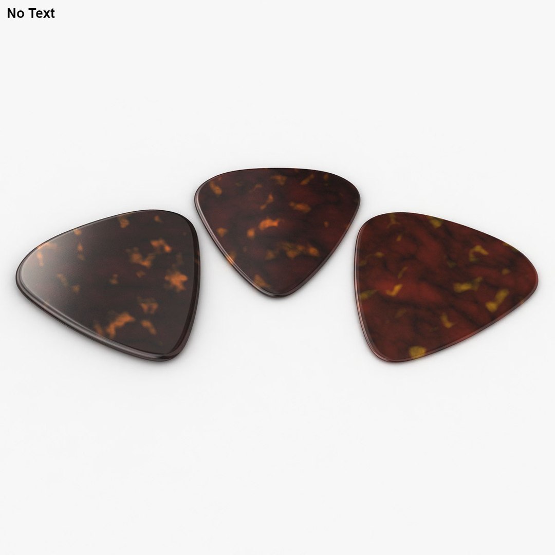3d Model Plectrum 02