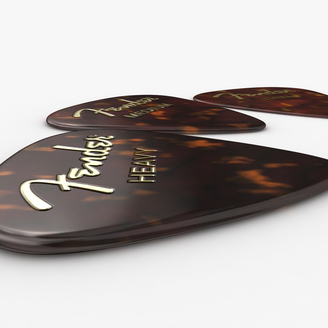 3d Model Plectrum 02