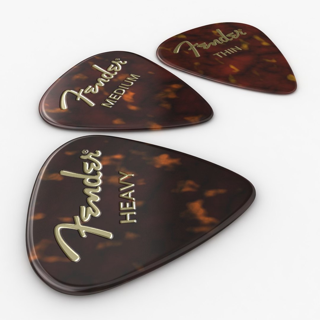 3d Model Plectrum 02