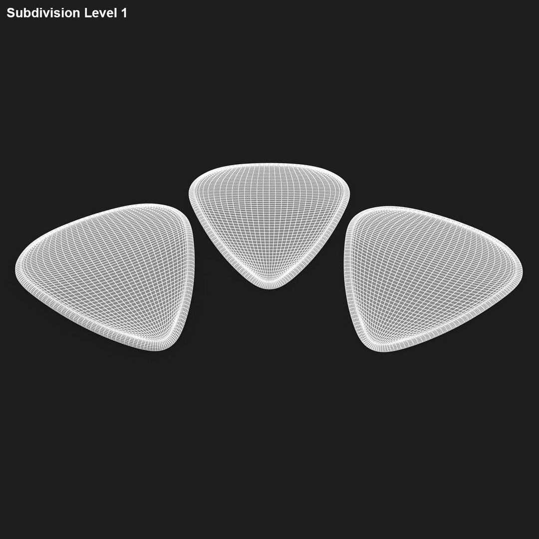 3d Model Plectrum 02