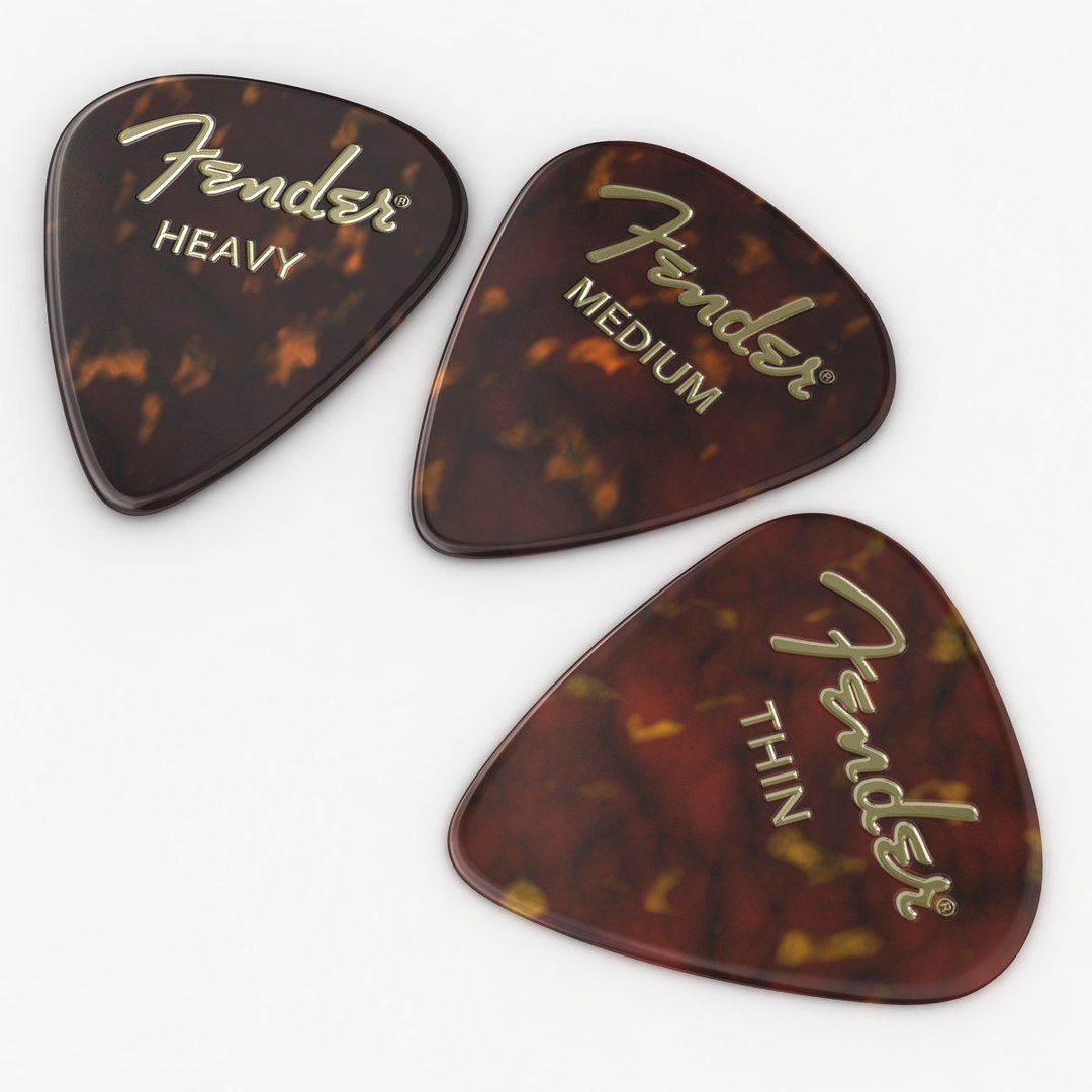 3d Model Plectrum 02