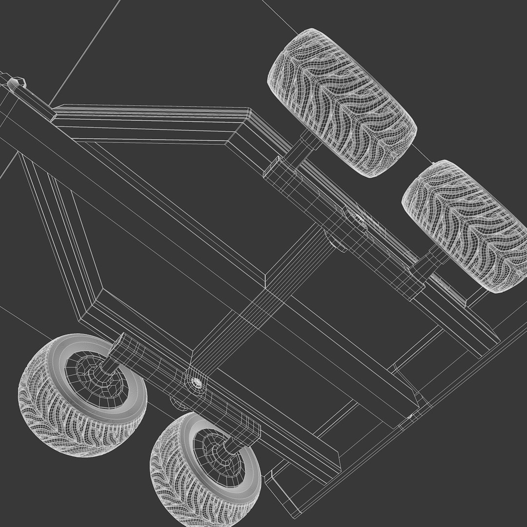 3d Model Realistic Trailer