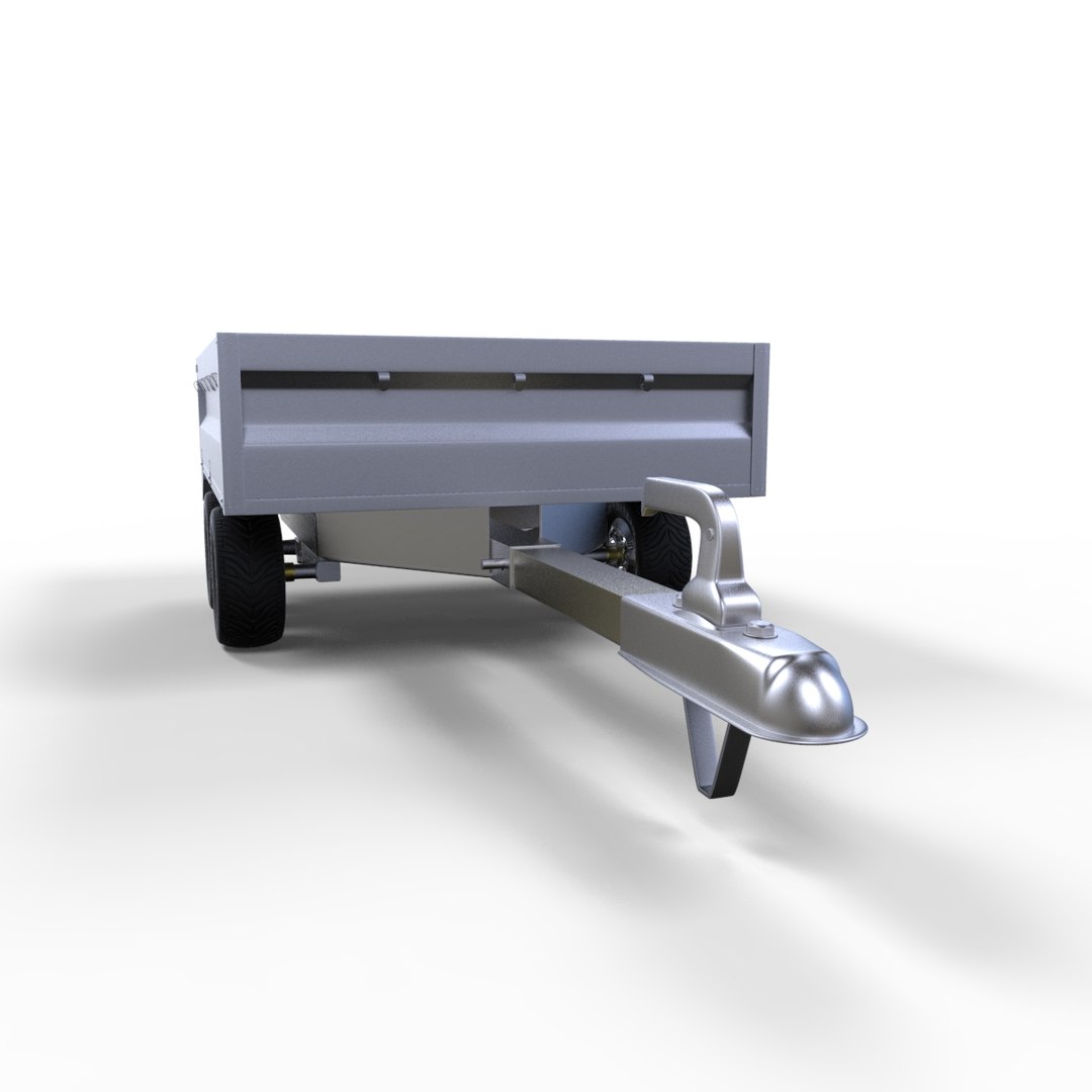 3d Model Realistic Trailer