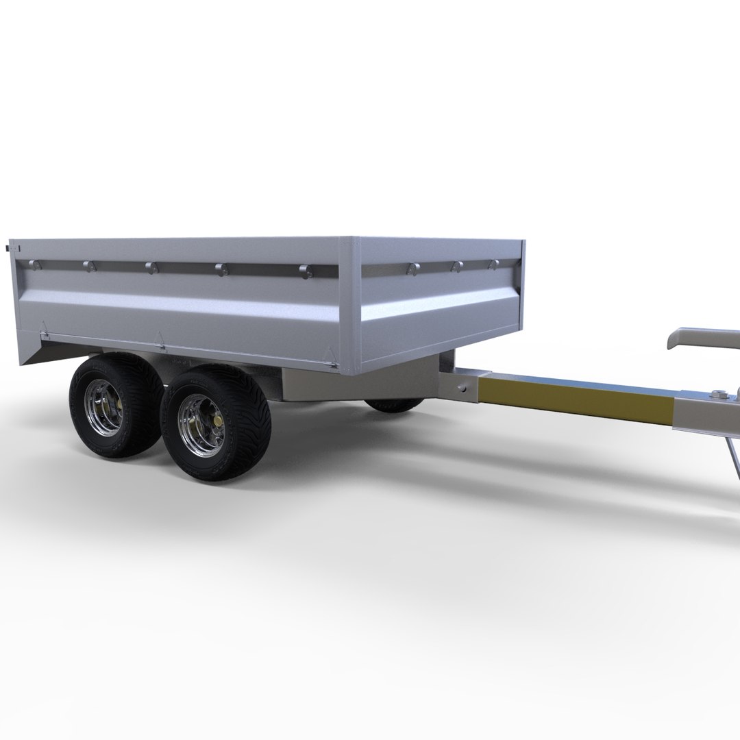 3d Model Realistic Trailer