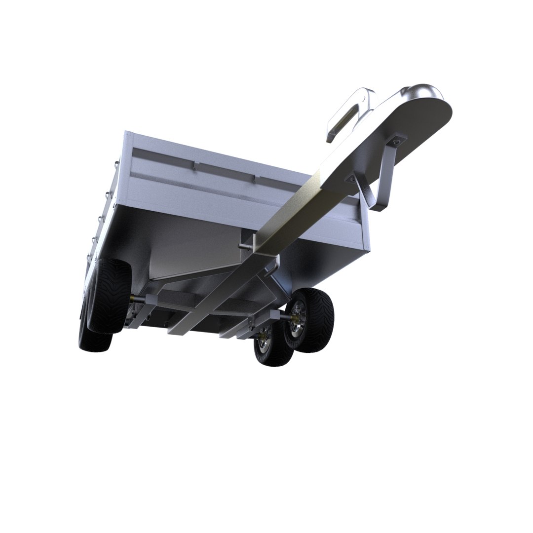 3d Model Realistic Trailer