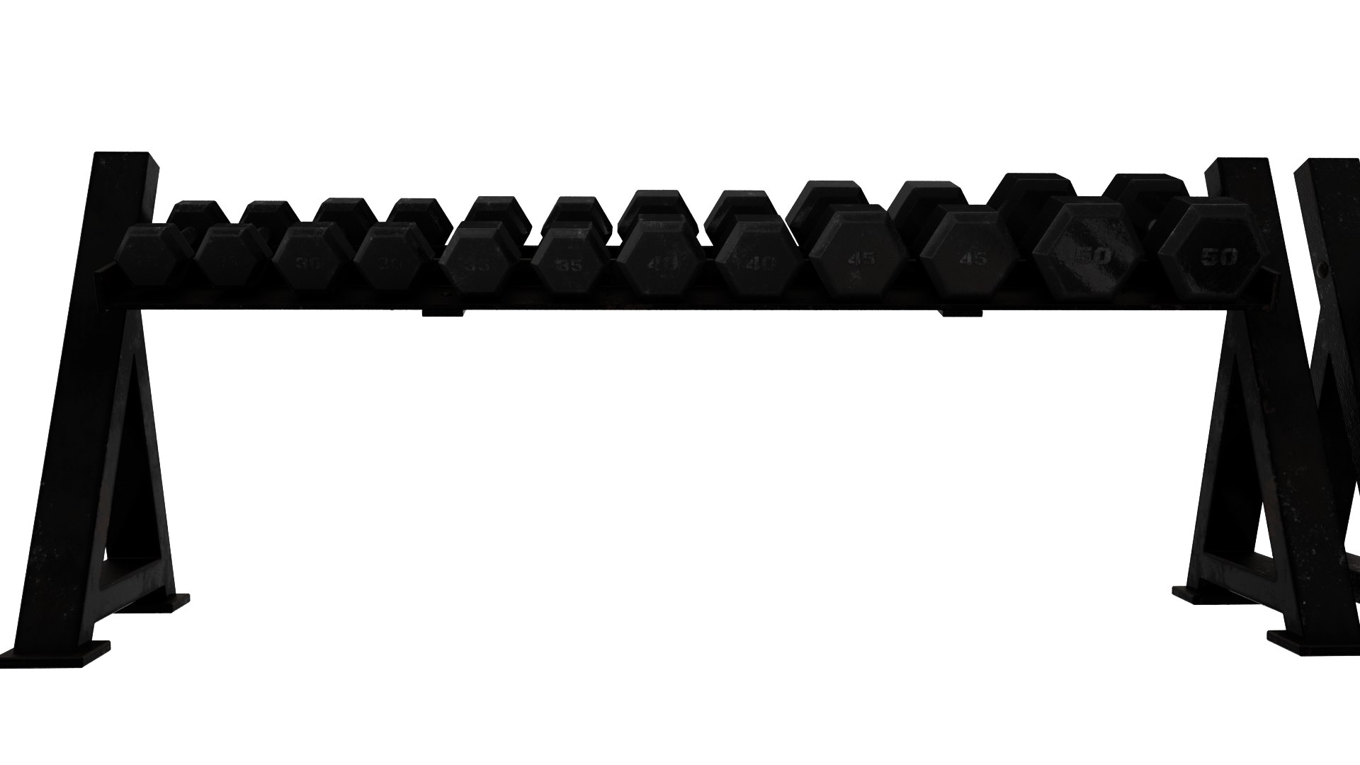 3D model Complete Weight Rack - TurboSquid 2177701