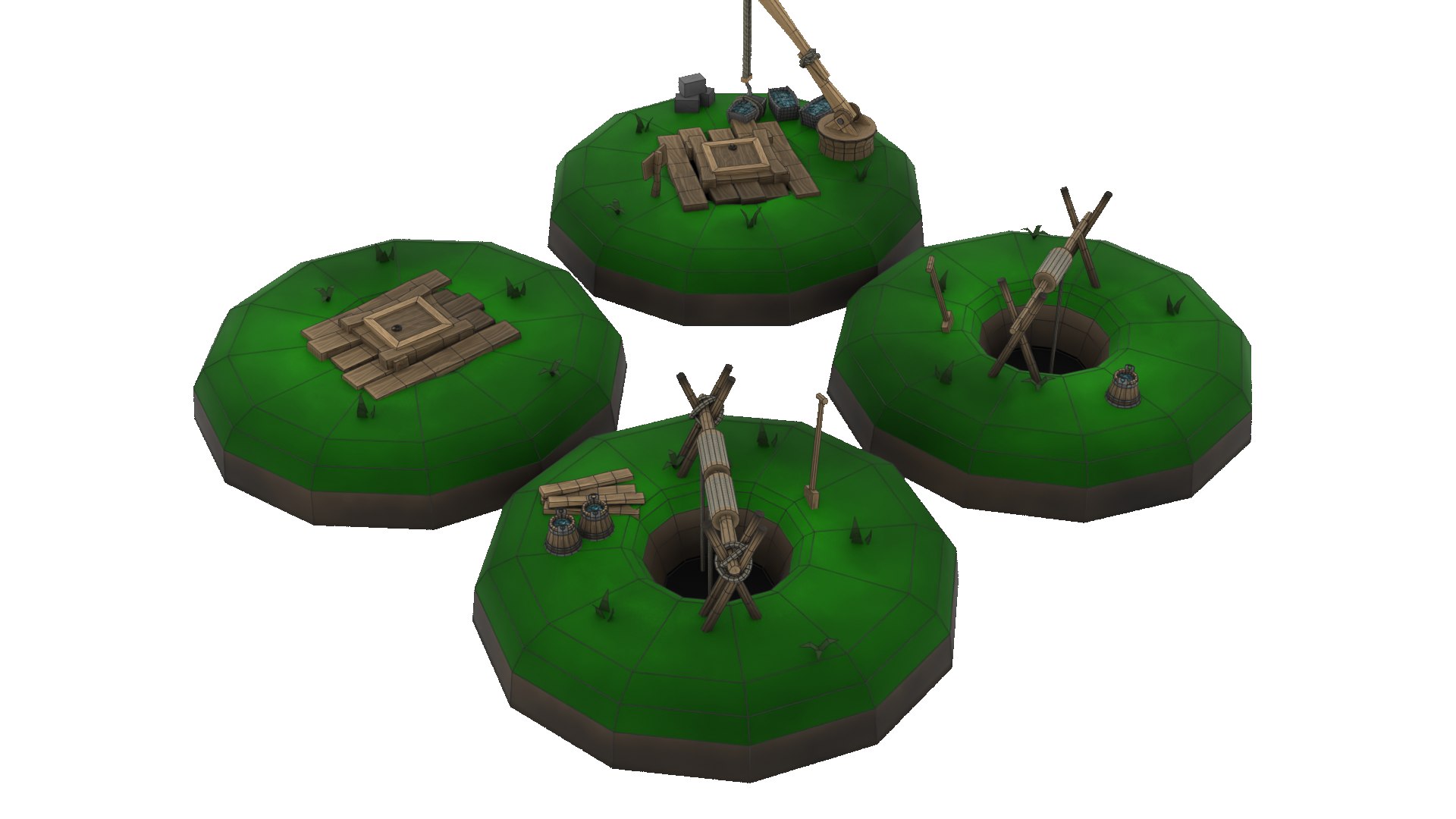 Idle Income Mine 3D Model - TurboSquid 2379074