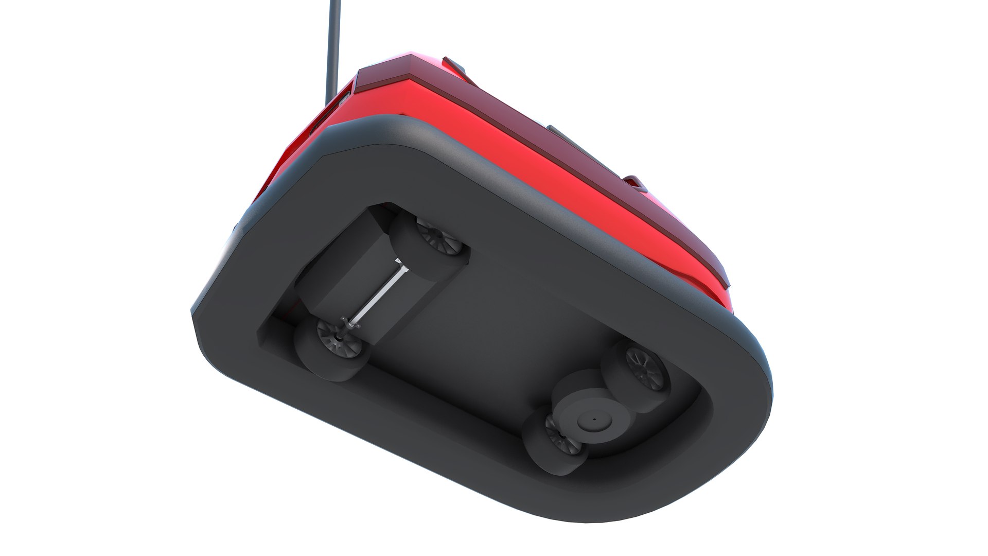 3D model Bumped Car - Red - TurboSquid 1908090