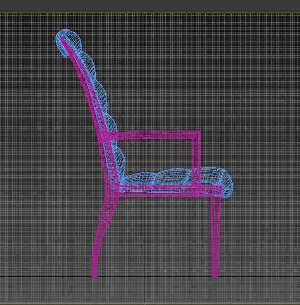 3d fiona chair model