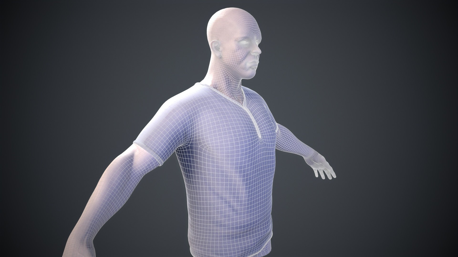3D Male Body Lowpoly Model - TurboSquid 2070693