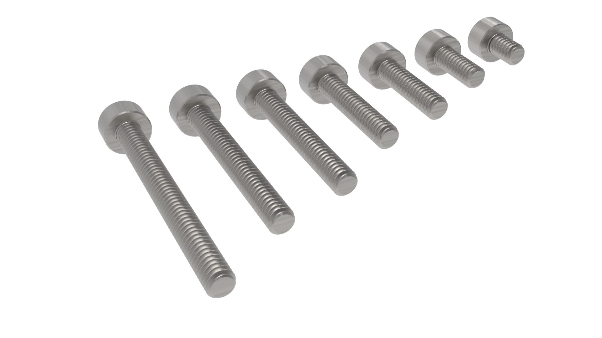 SOCKET HEAD CAP SCREW M2 3D model - TurboSquid 2177025