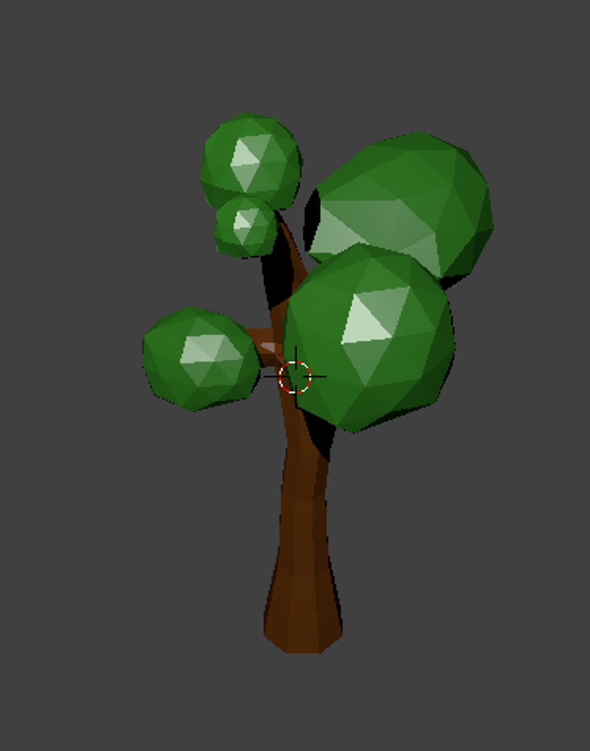 Low-poly Oak Tree 3D - TurboSquid 1317918