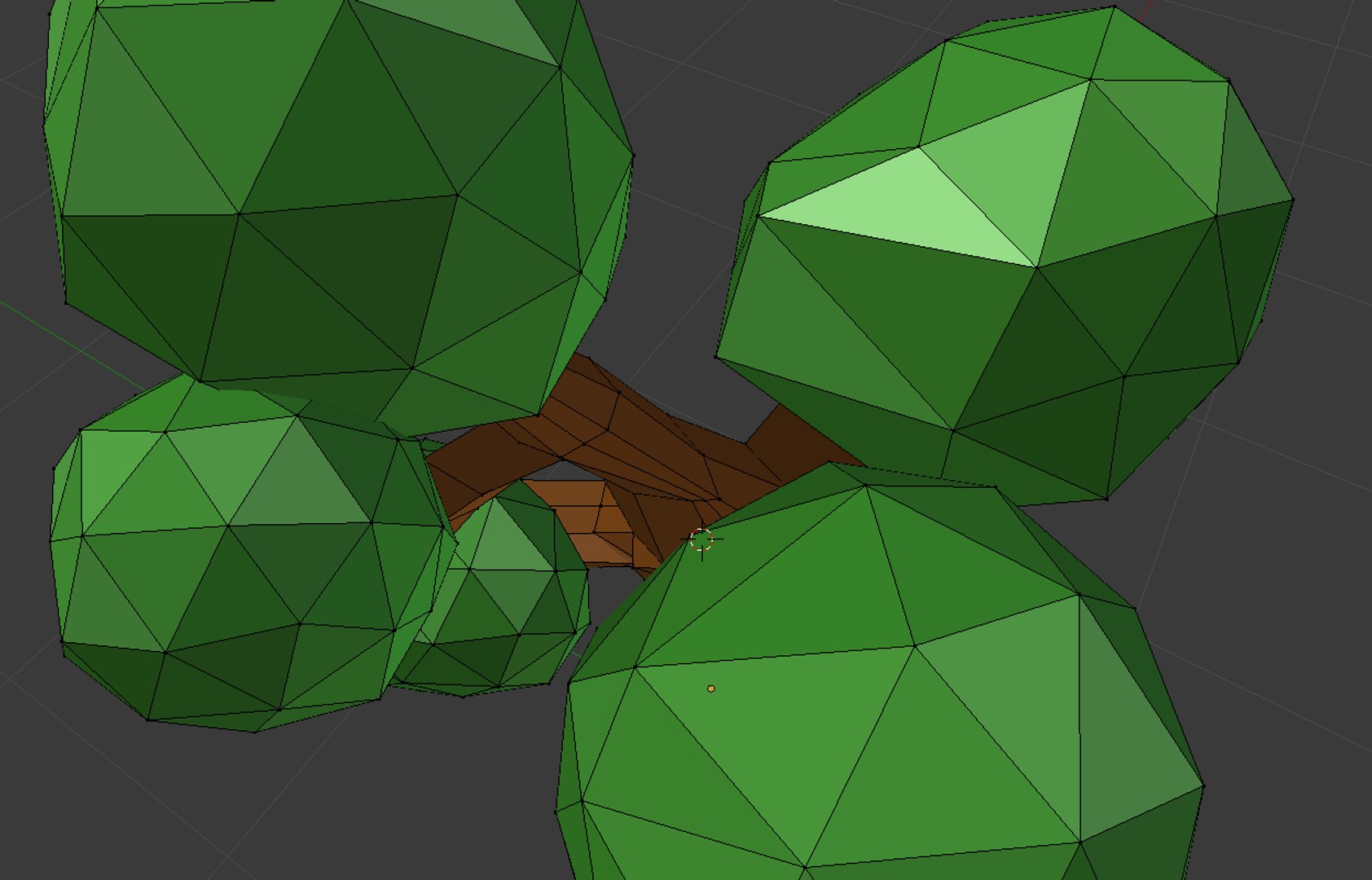 Low-poly Oak Tree 3D - TurboSquid 1317918