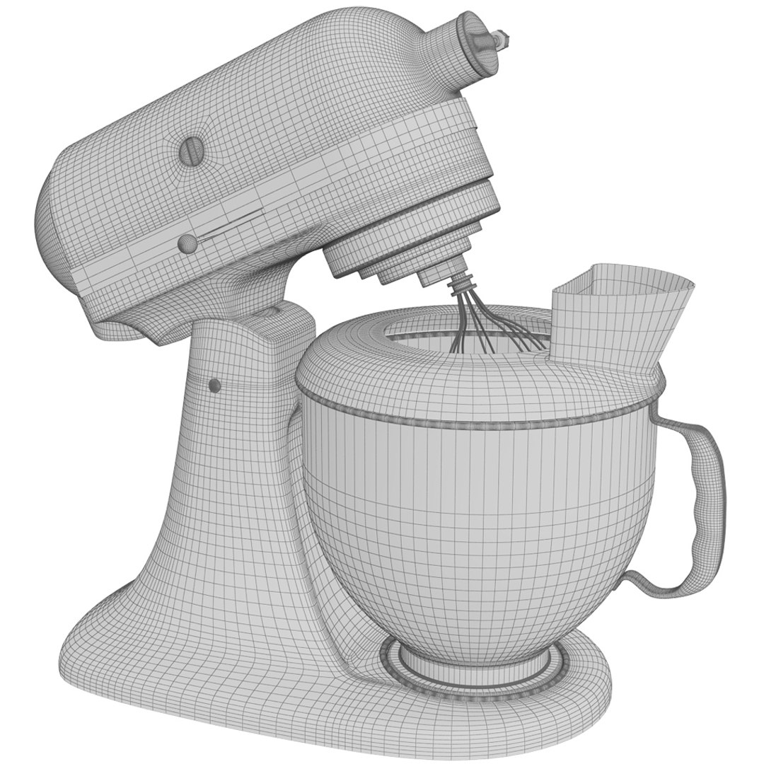 3d Kitchen Aid Mixer Model