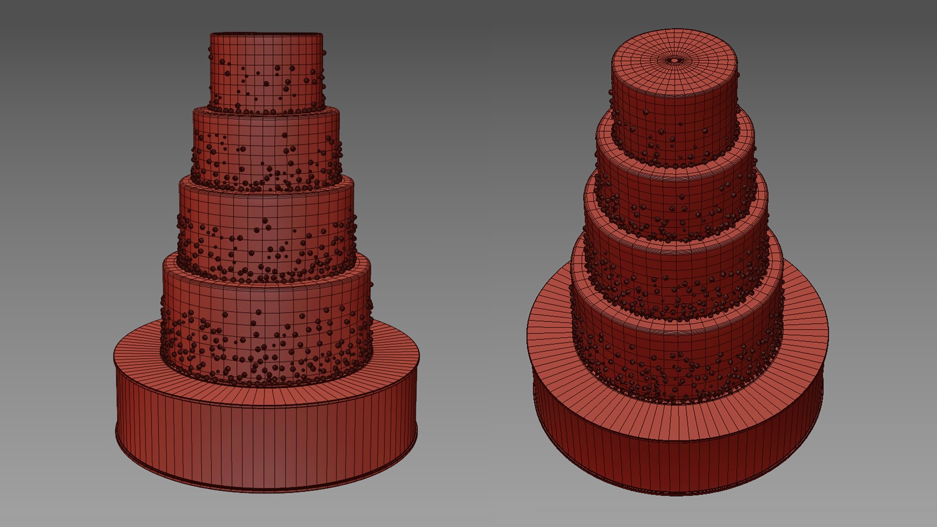 Wedding Cake 3D Model - TurboSquid 1597897