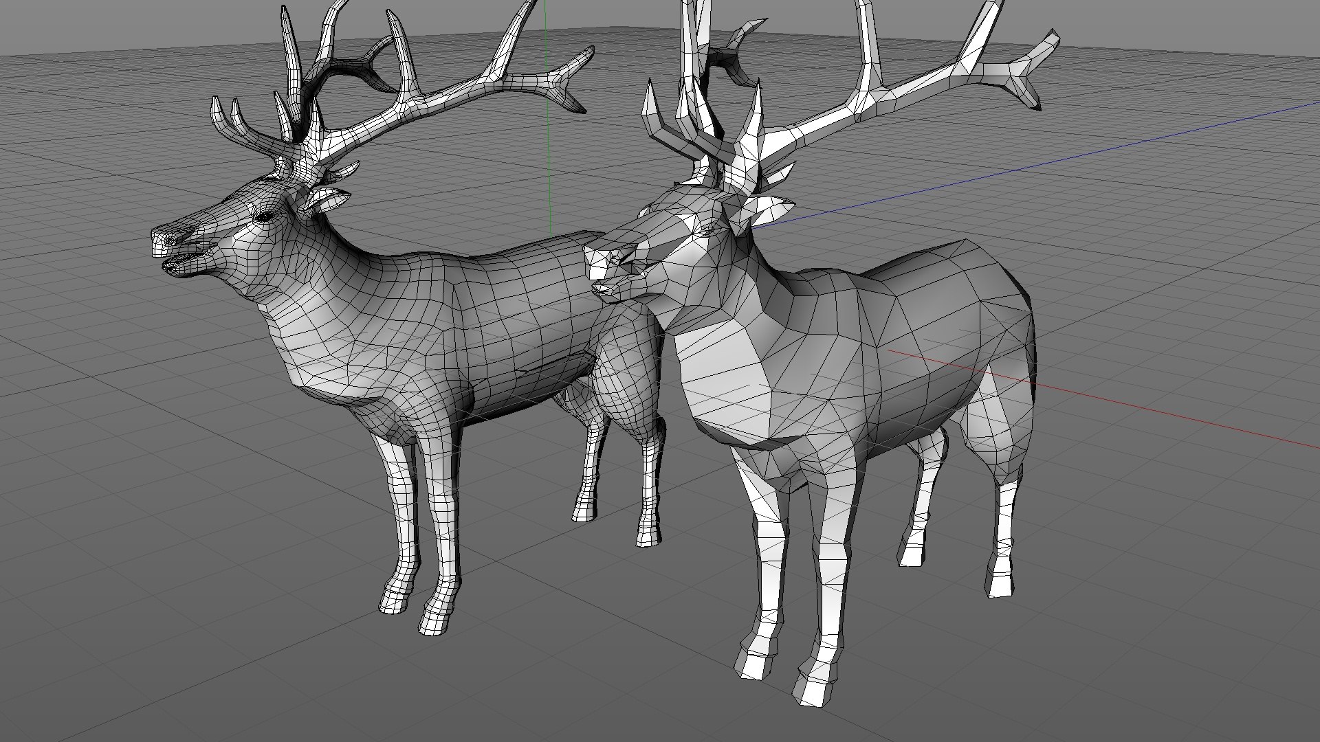 Elk Model - TurboSquid 1689099