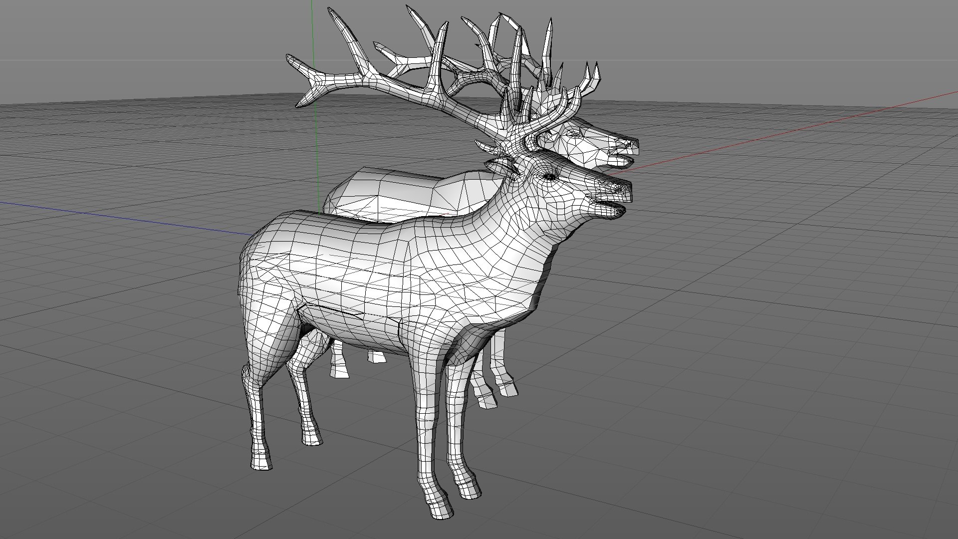 Elk Model - TurboSquid 1689099