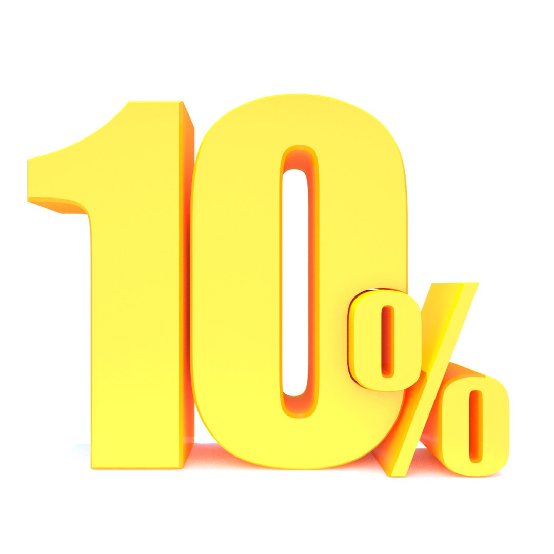 3D Model Percent Number - TurboSquid 1814880