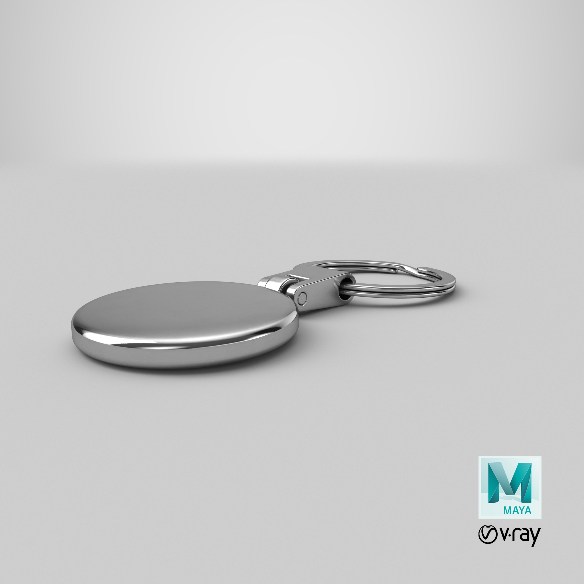 Promotional key chain mockup 3D model - TurboSquid 1212134