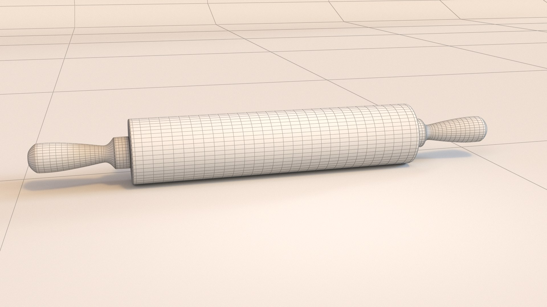 Wooden Rolling Pin 3D Model - TurboSquid 1875023