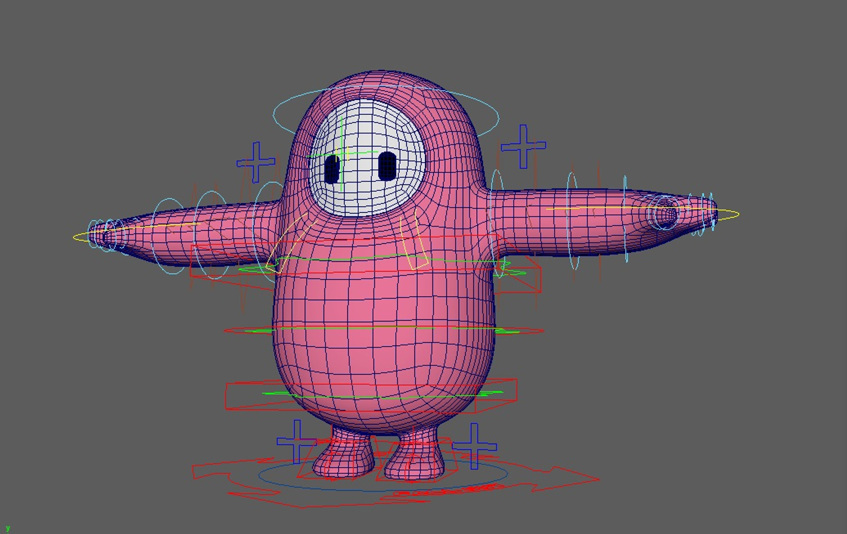 Fall guy rig 3D model - TurboSquid 1613964