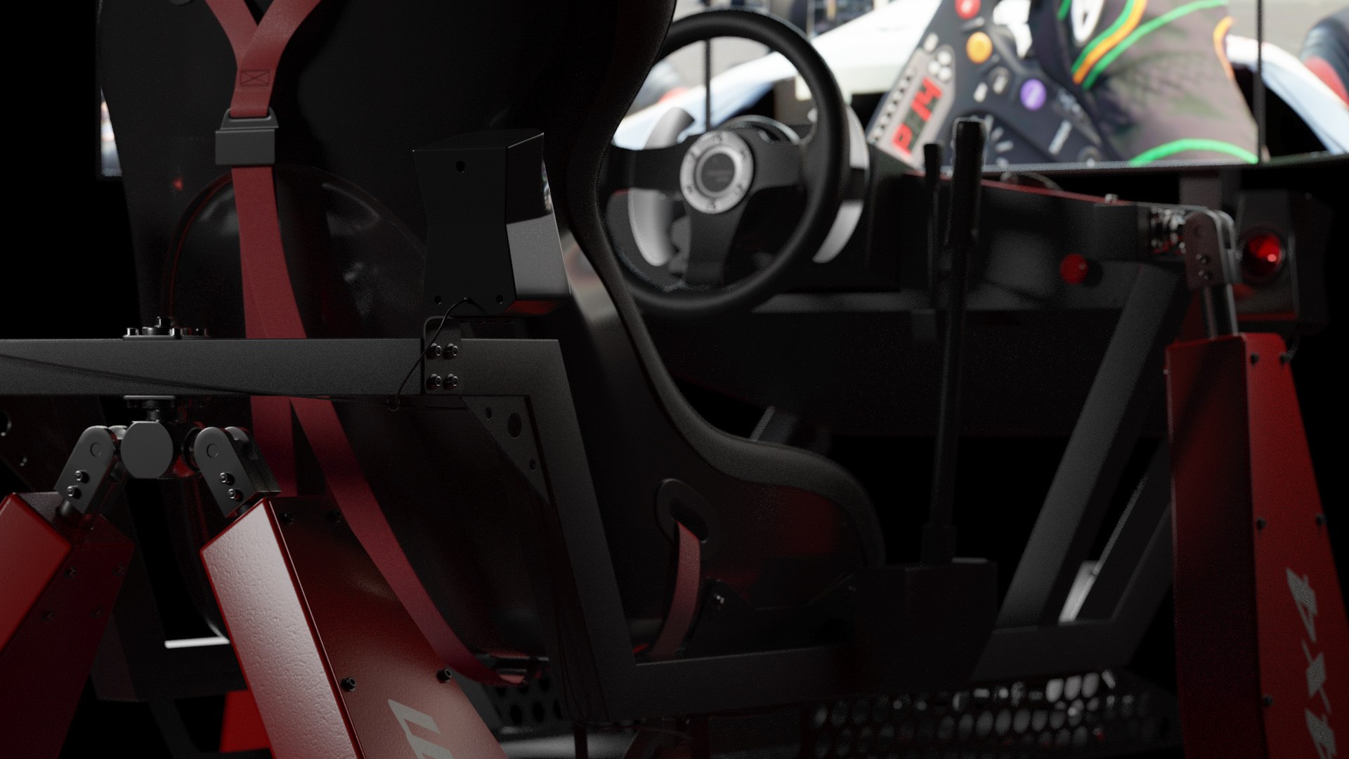 3D Model Racing Game Simulator Motion Sim - TurboSquid 1771158