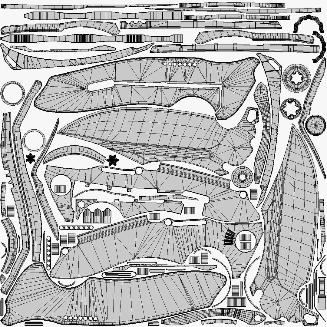 Jackknife 01 D 3D Model - TurboSquid 2219554