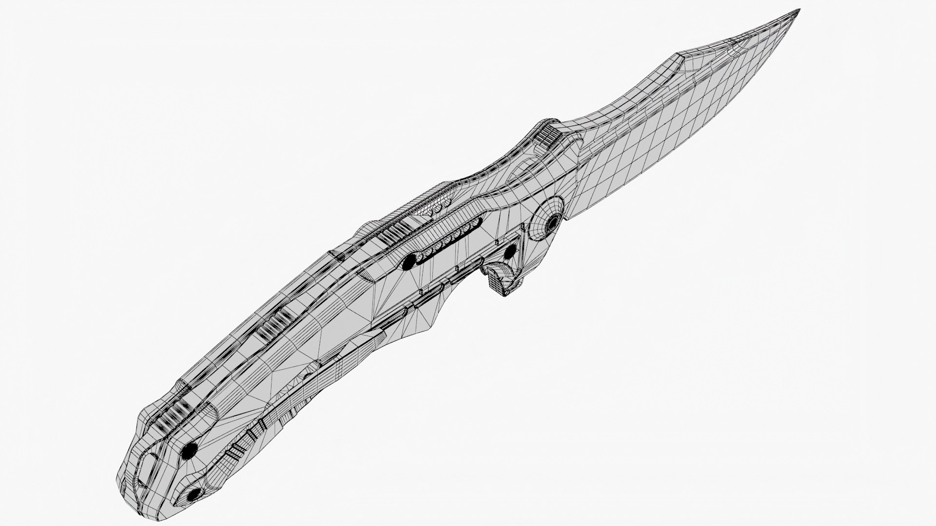 Jackknife 01 D 3D Model - TurboSquid 2219554