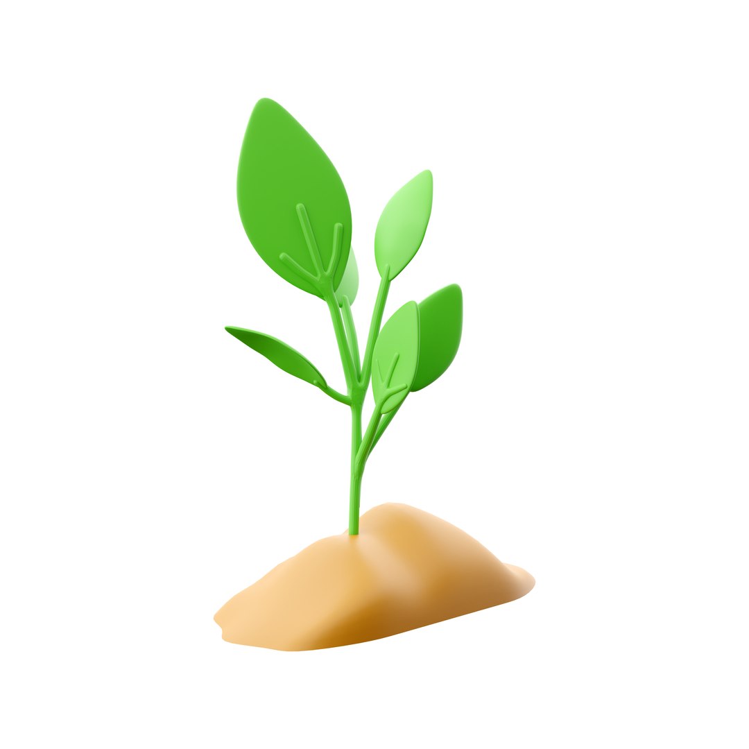 3D 3D Plant Icon Model - TurboSquid 1929975