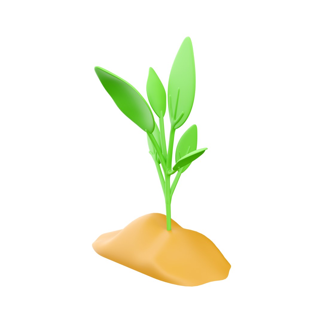3D 3D Plant Icon Model - TurboSquid 1929975